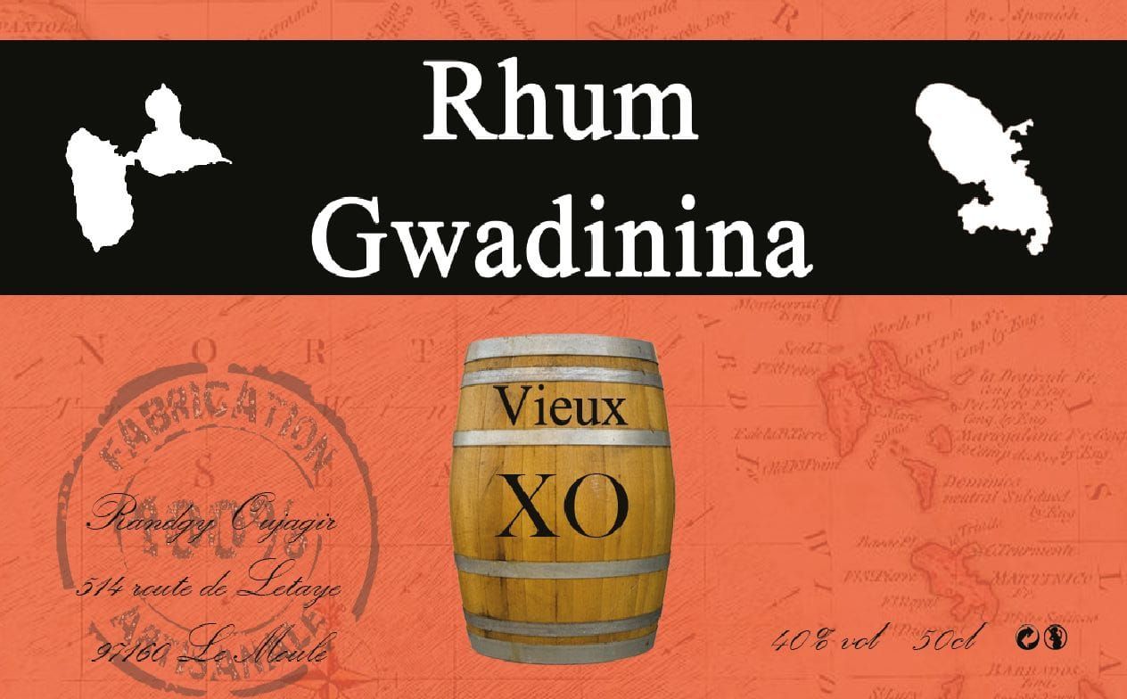 Rhum Agricole Gwadinina | Guadeloupe | 100% Artisanal | Rhum Blanc ...